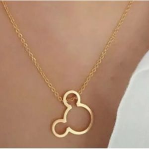 Jewelry | Mickey Mouse Gold Necklace | Poshmark